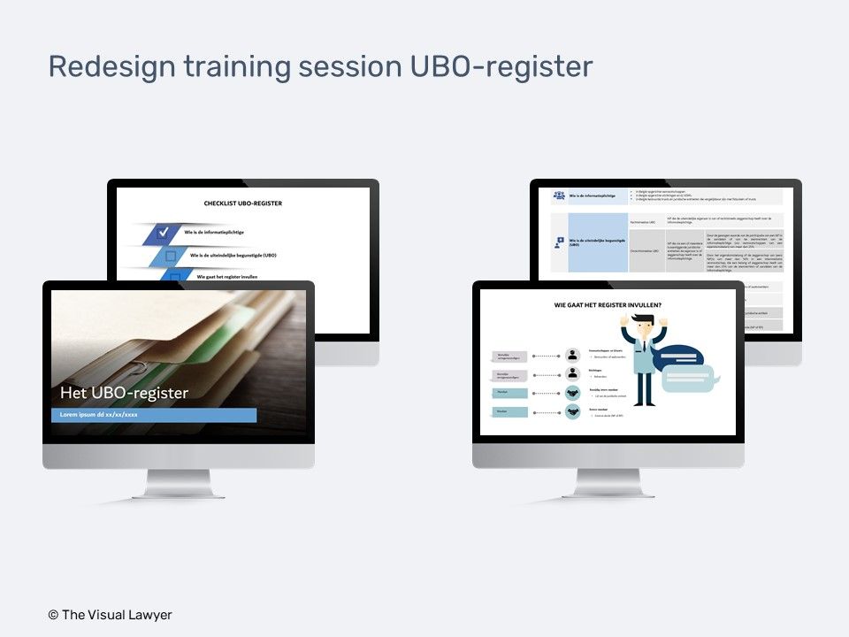 Training design - The Visual Lawyer